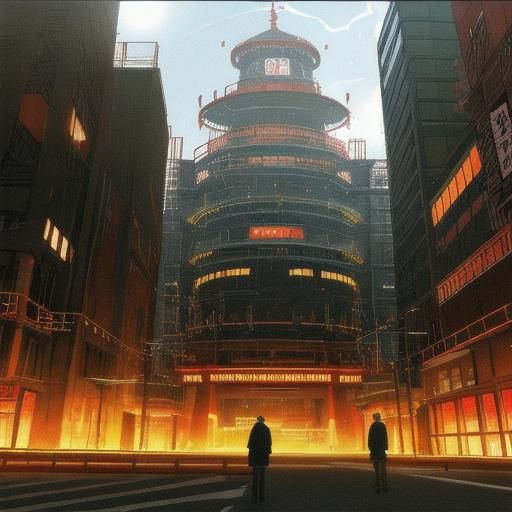 Asakusa Underground Distric in Tokyo - AI Generated Artwork - NightCafe Creator