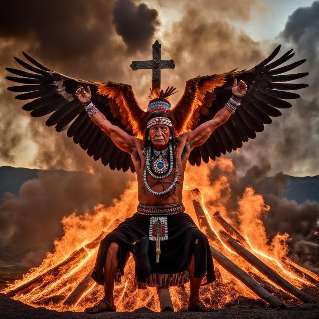 Connecting with the ancient spirits - AI Generated Artwork - NightCafe ...