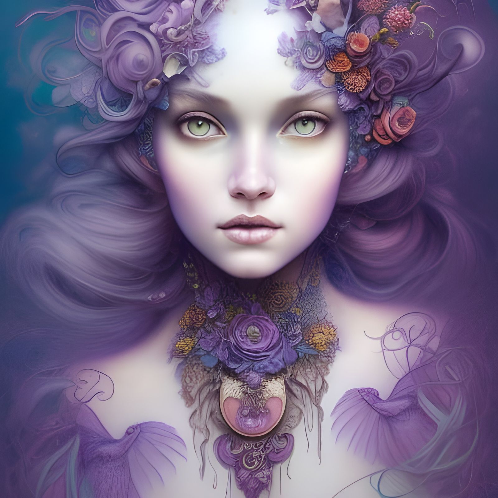 Purple Fantasy - AI Generated Artwork - NightCafe Creator