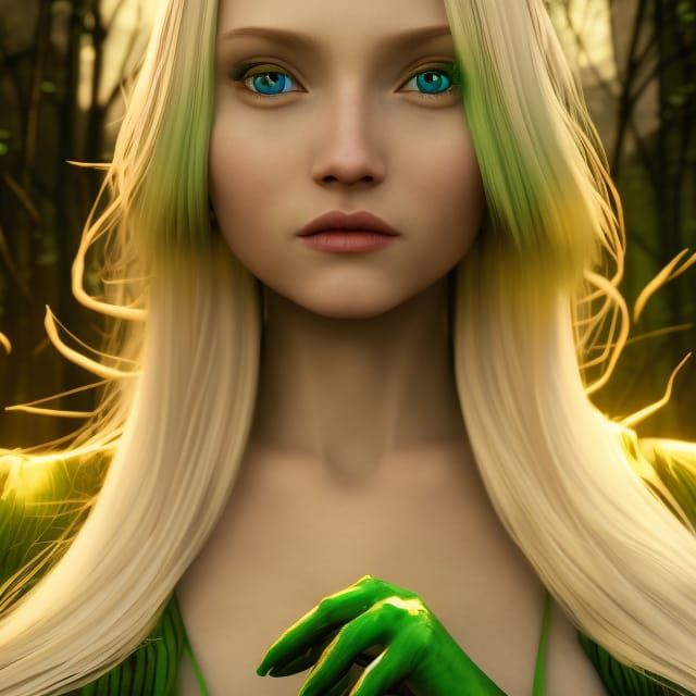 Blonde girl - AI Generated Artwork - NightCafe Creator