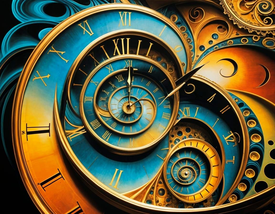 Math All Around Us - The Illusion of Time in Fractal Harmony. Inspired ...