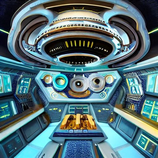 a computer generated image of a starship's engine room, shiny, zbrush ...