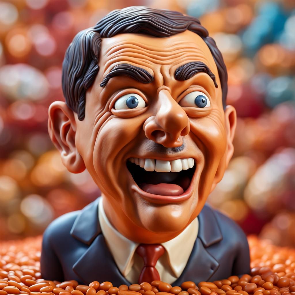 Bean in Beans - AI Generated Artwork - NightCafe Creator