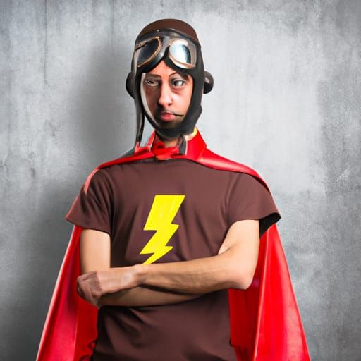 Weirdo Man the Weird Superhero - AI Generated Artwork - NightCafe Creator