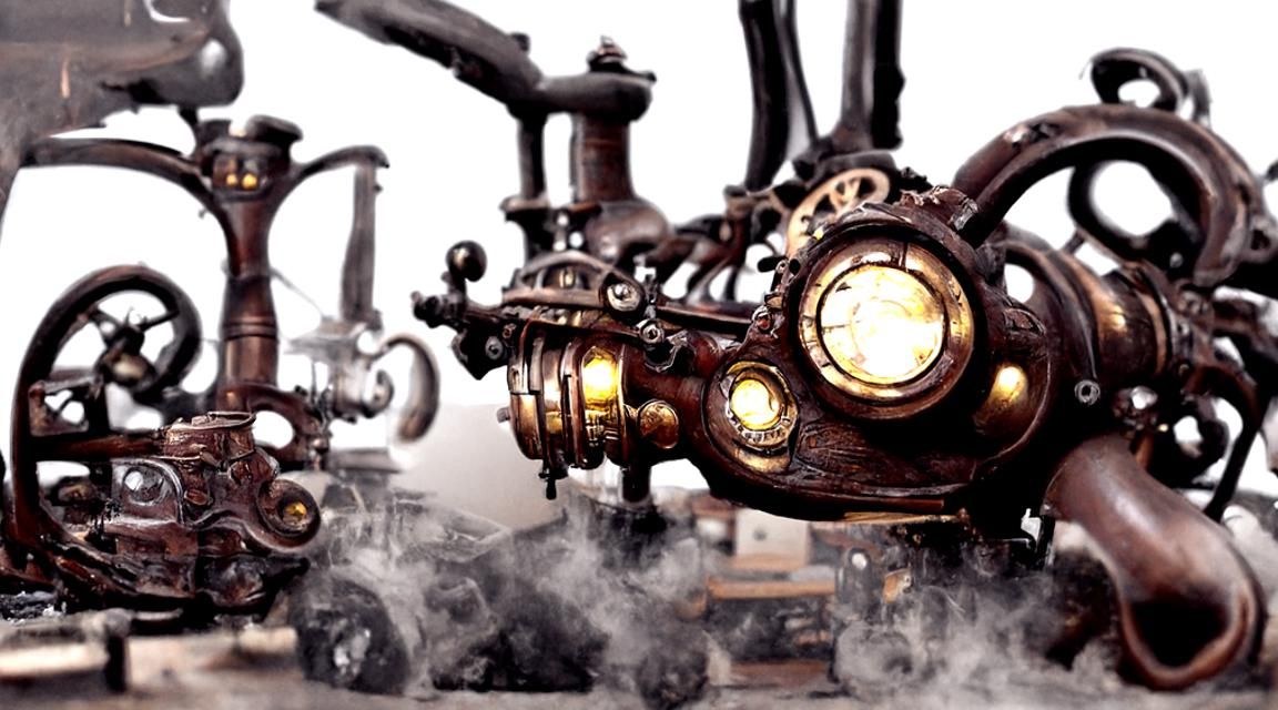 Steampunk machinery : r/nightcafe