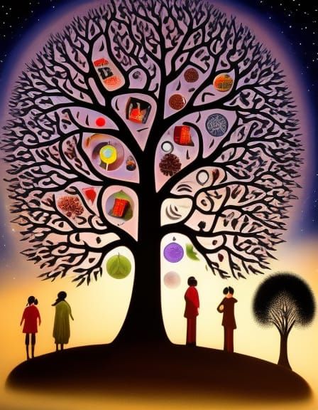 The Generational Wisdom Family Tree - AI Generated Artwork - NightCafe ...