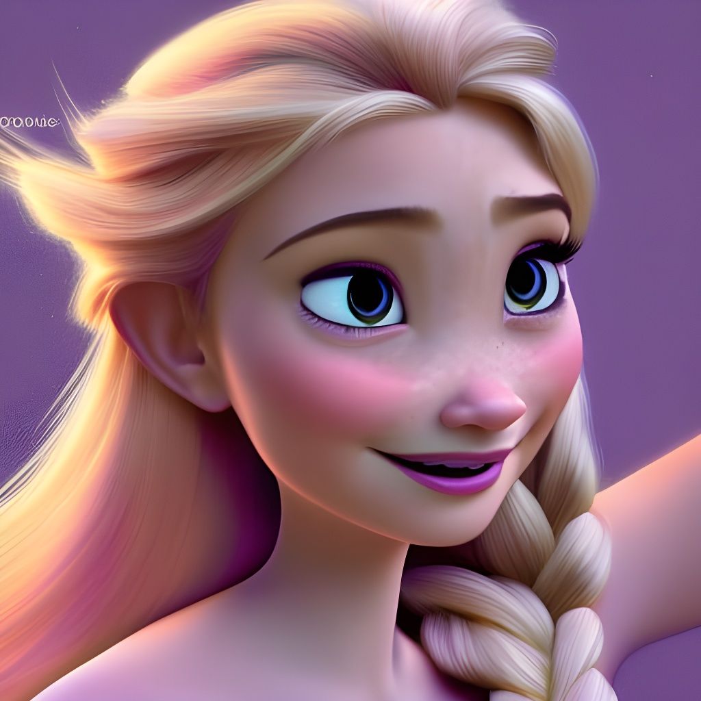 Elsa?! - AI Generated Artwork - NightCafe Creator