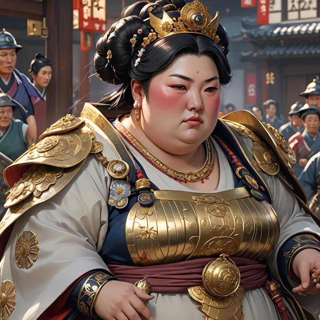 Dayme woman during Sengoku ready to rule her warriors and unite Japan ...