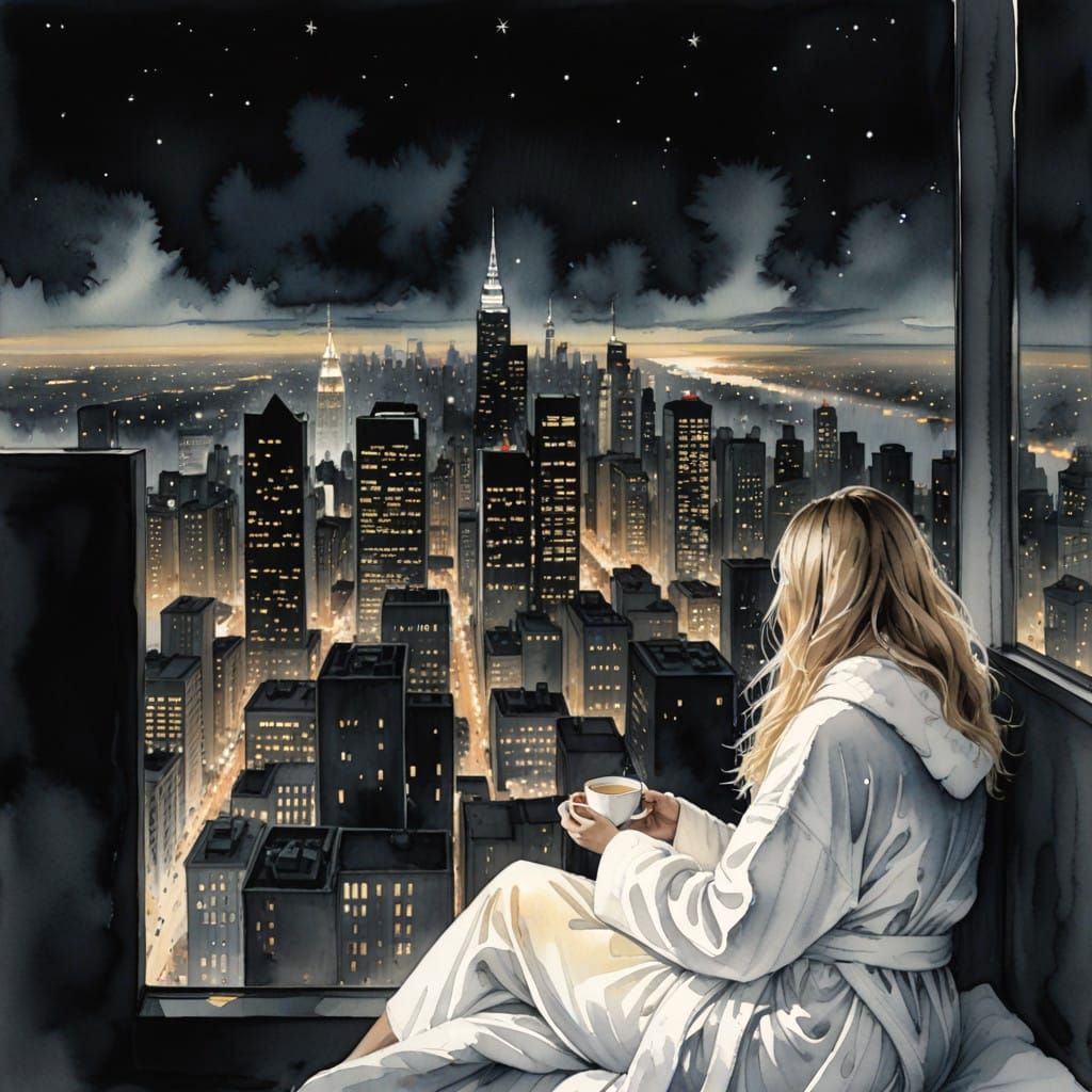 Cozy Evening - Watching the Skyline