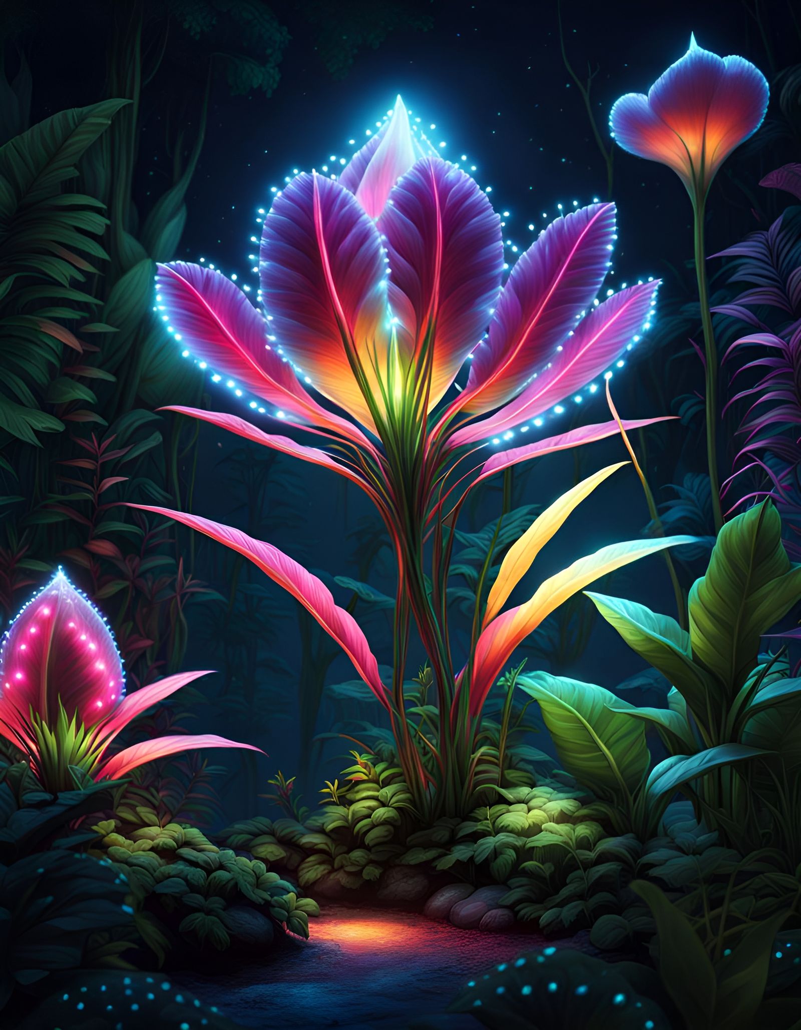 Magical Plant - AI Generated Artwork - NightCafe Creator
