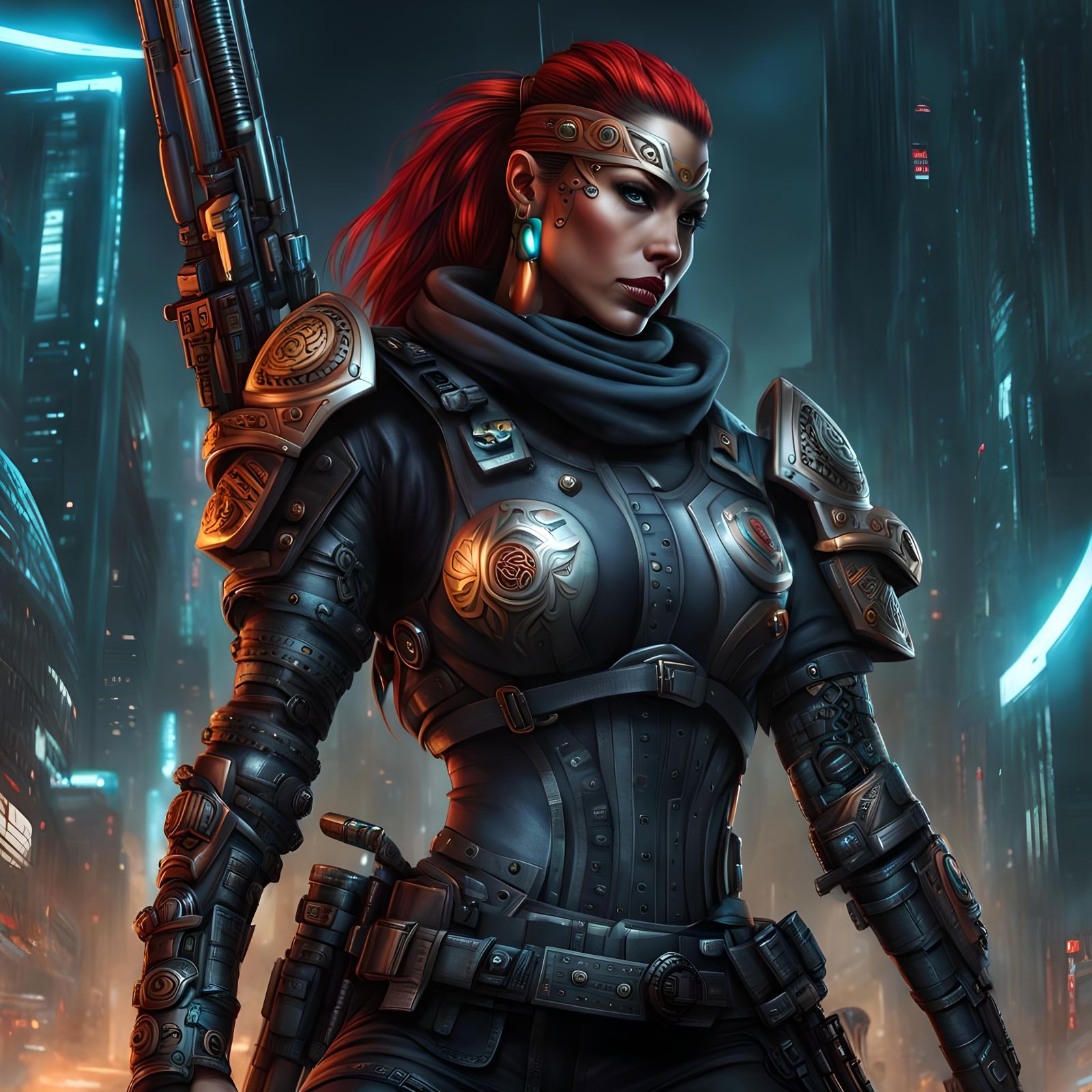 Shadowrunner - AI Generated Artwork - NightCafe Creator