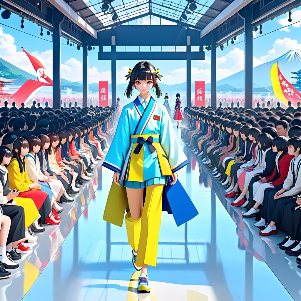 Animated Fashion show - AI Generated Artwork - NightCafe Creator