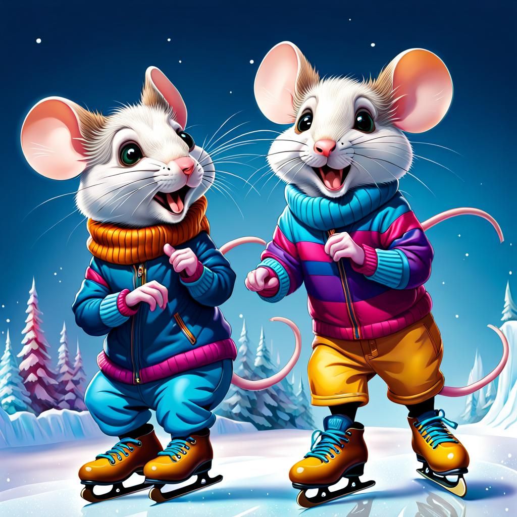 Happy Mice - AI Generated Artwork - NightCafe Creator
