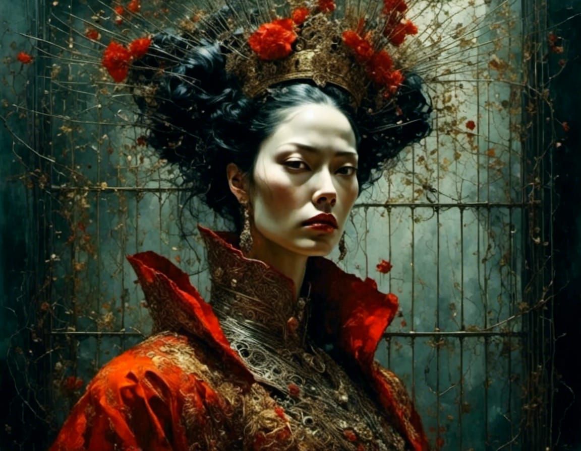 Imprisoned Queen - AI Generated Artwork - NightCafe Creator