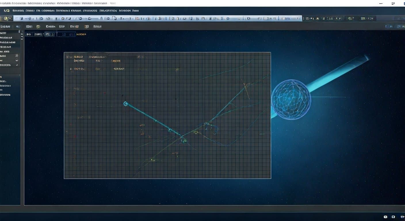 Cyberpunk Coding Interface with ROCS Sign - AI Art