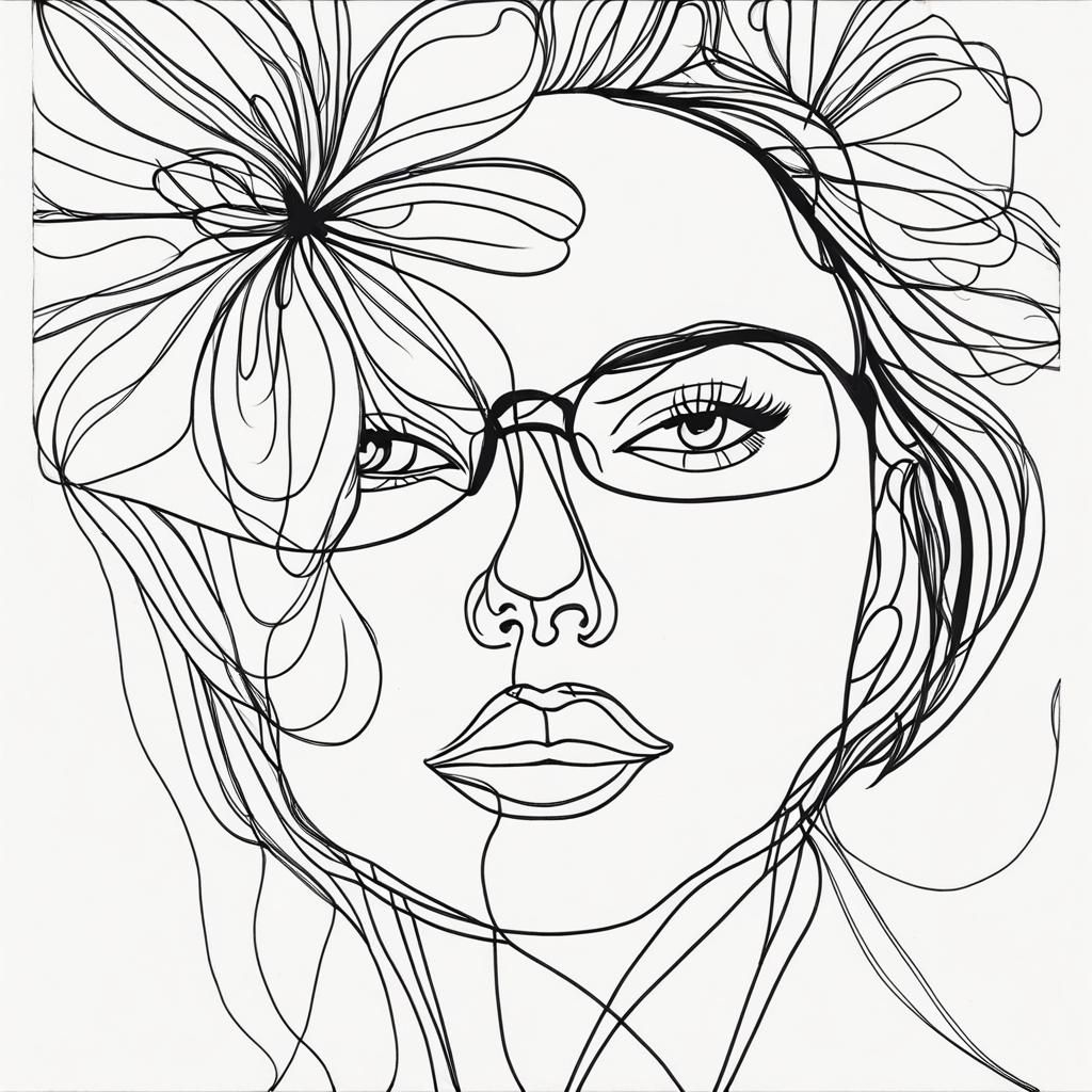 Line Art Challenge - AI Generated Artwork - NightCafe Creator