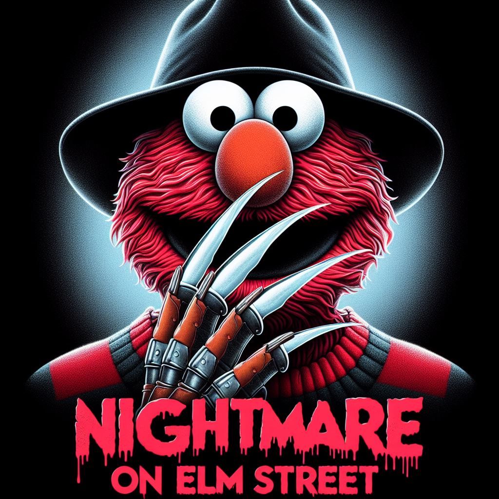 Nightmare on Elmo Street - AI Generated Artwork - NightCafe Creator