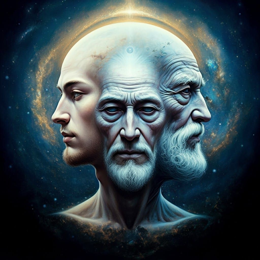 The faces of time - AI Generated Artwork - NightCafe Creator