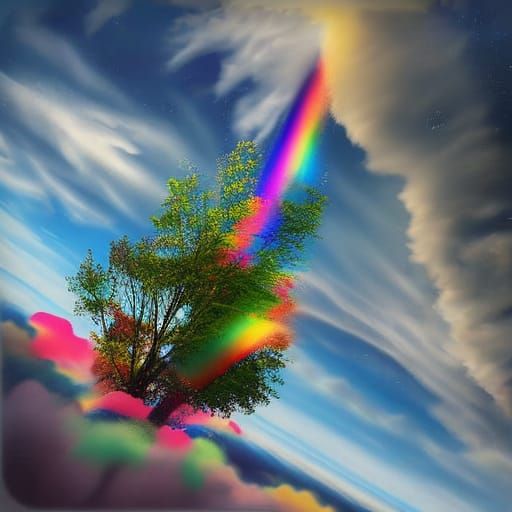 Beautiful rainbow - AI Generated Artwork - NightCafe Creator