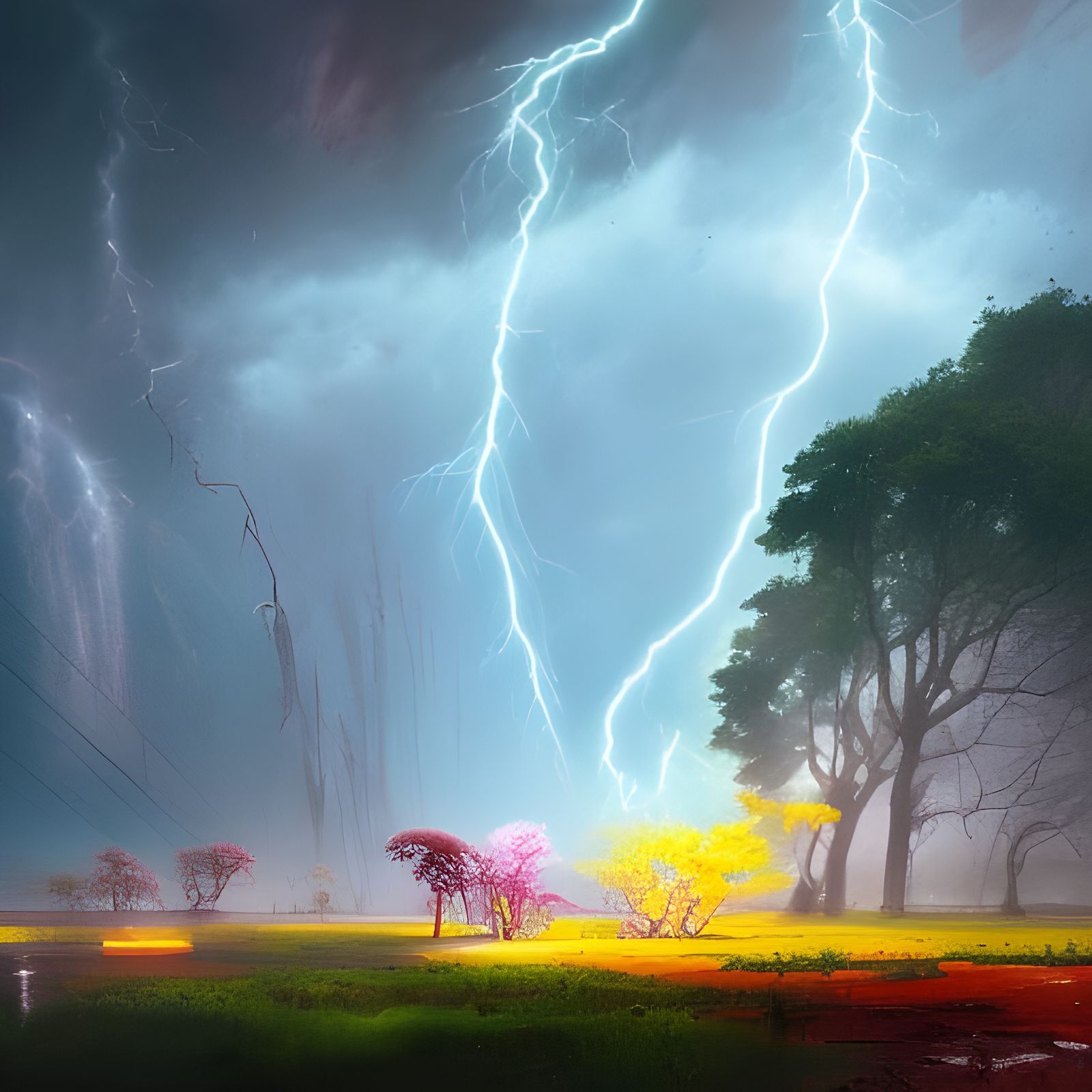 thunderstorm - AI Generated Artwork - NightCafe Creator
