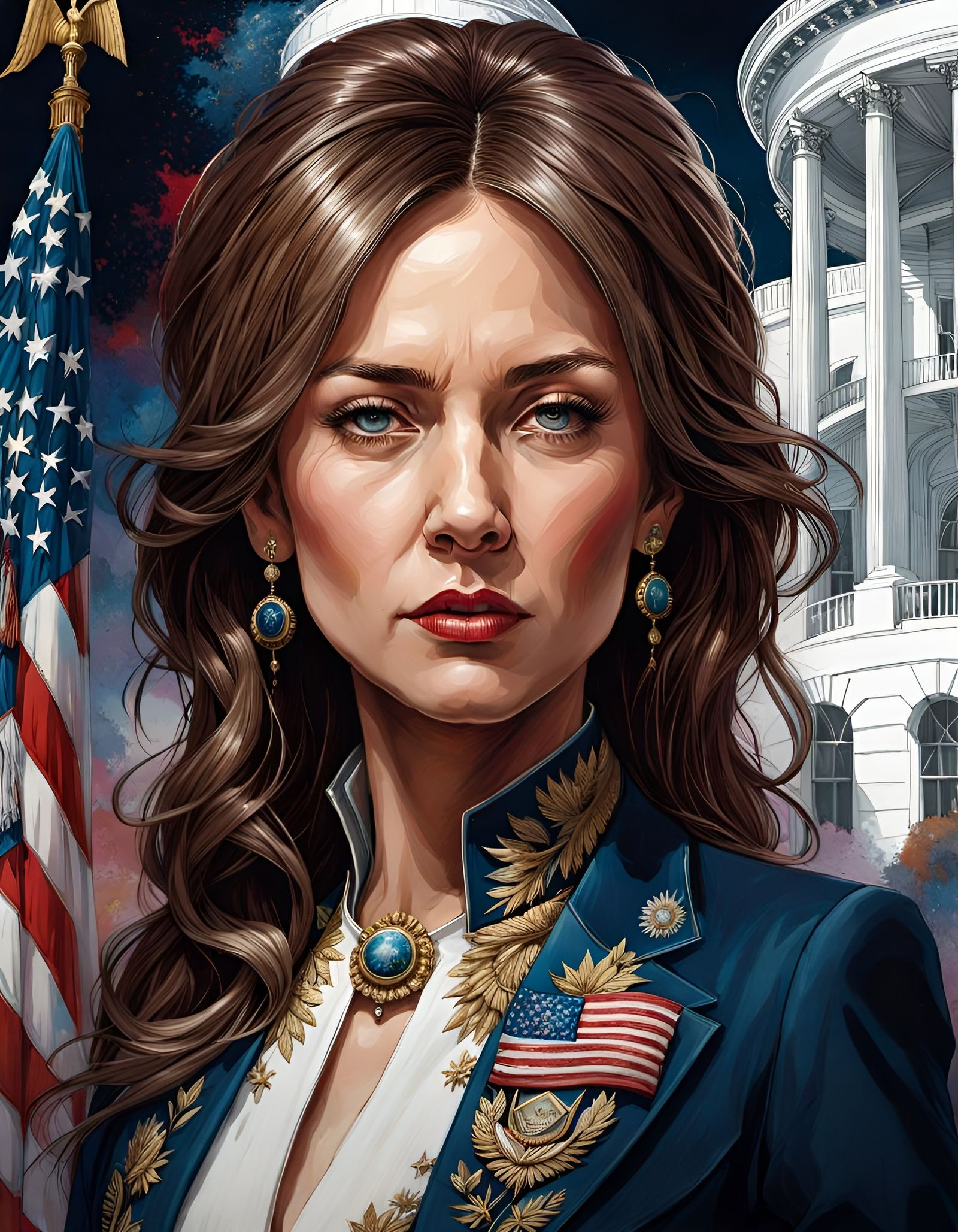 First woman President of the United States - AI Generated Artwork ...