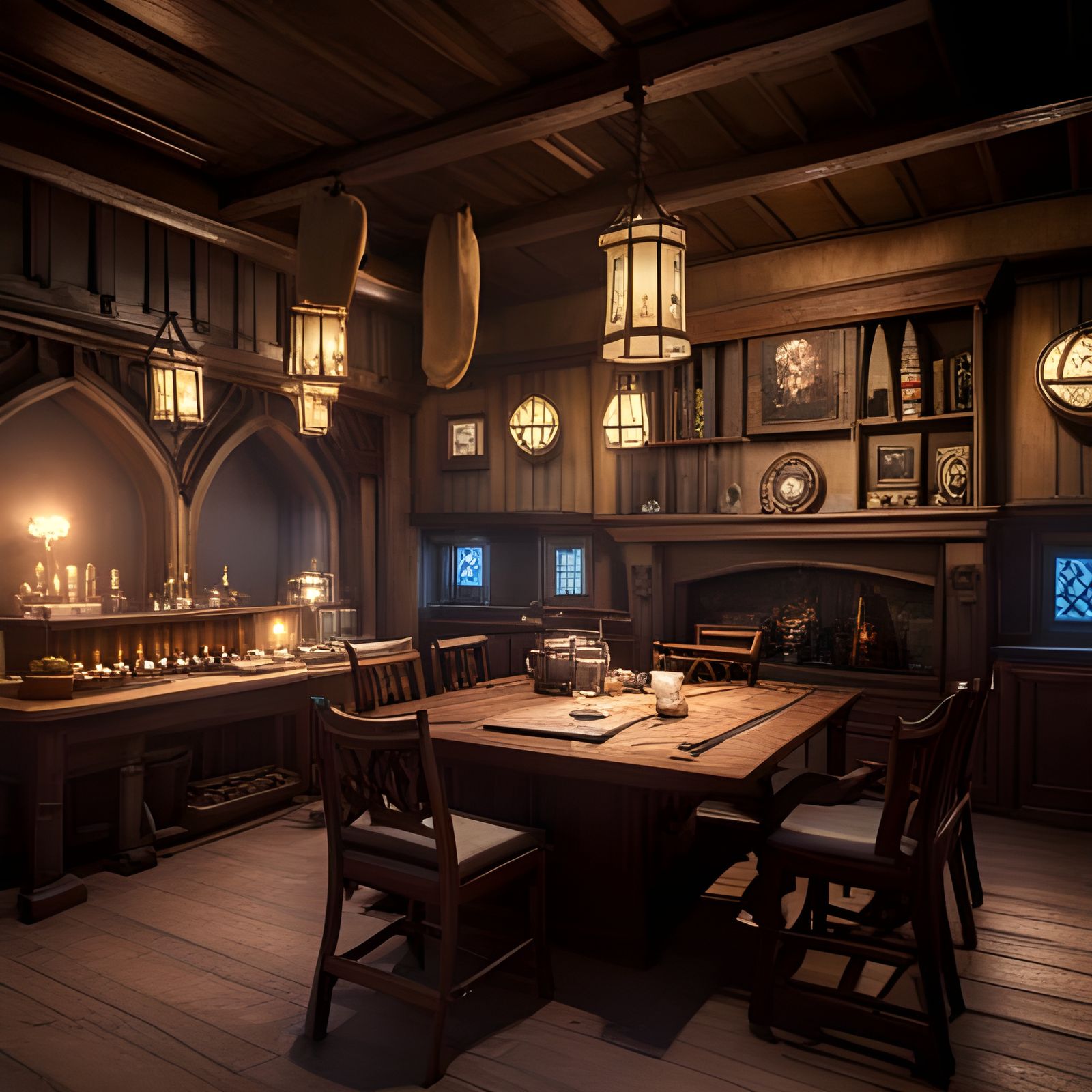 Tavern v1 - AI Generated Artwork - NightCafe Creator