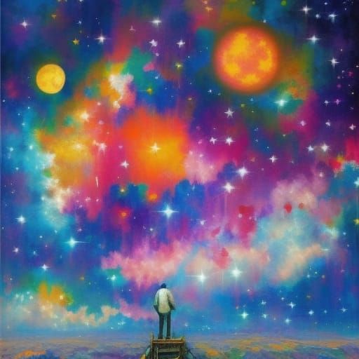 Painted Sky - AI Generated Artwork - NightCafe Creator