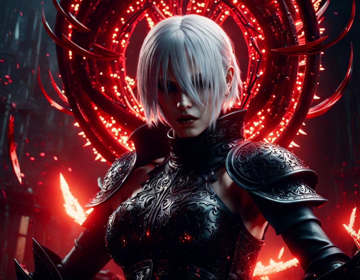 Demonic Nier 2b - AI Generated Artwork - NightCafe Creator
