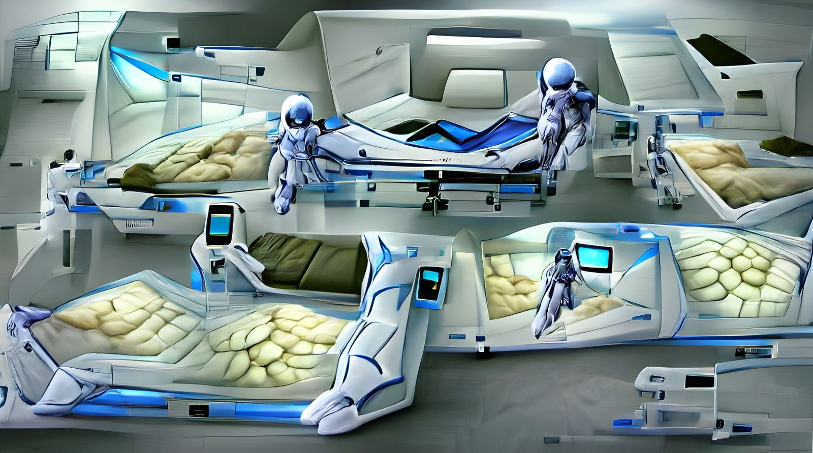 Futuristic Technology Med Beds prometheus - AI Generated Artwork ...