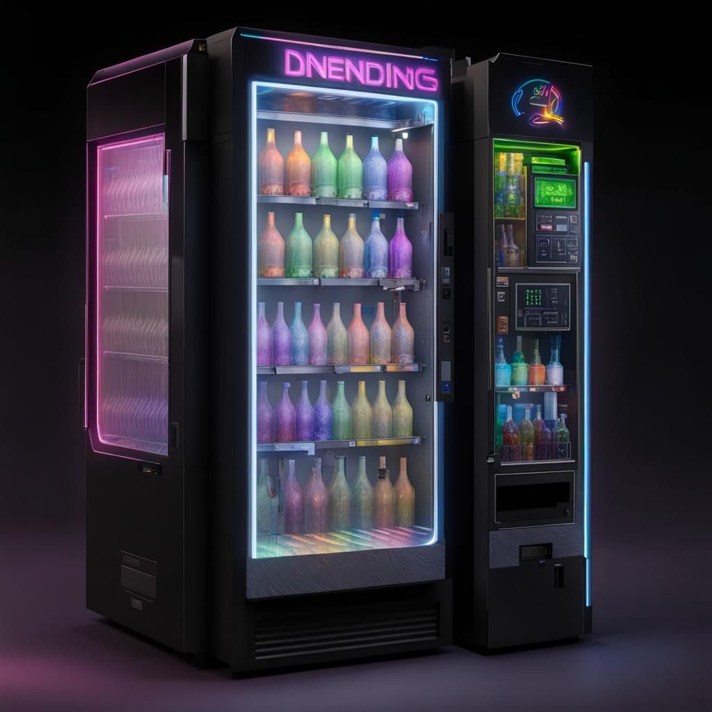 Vending Machine - AI Generated Artwork - NightCafe Creator