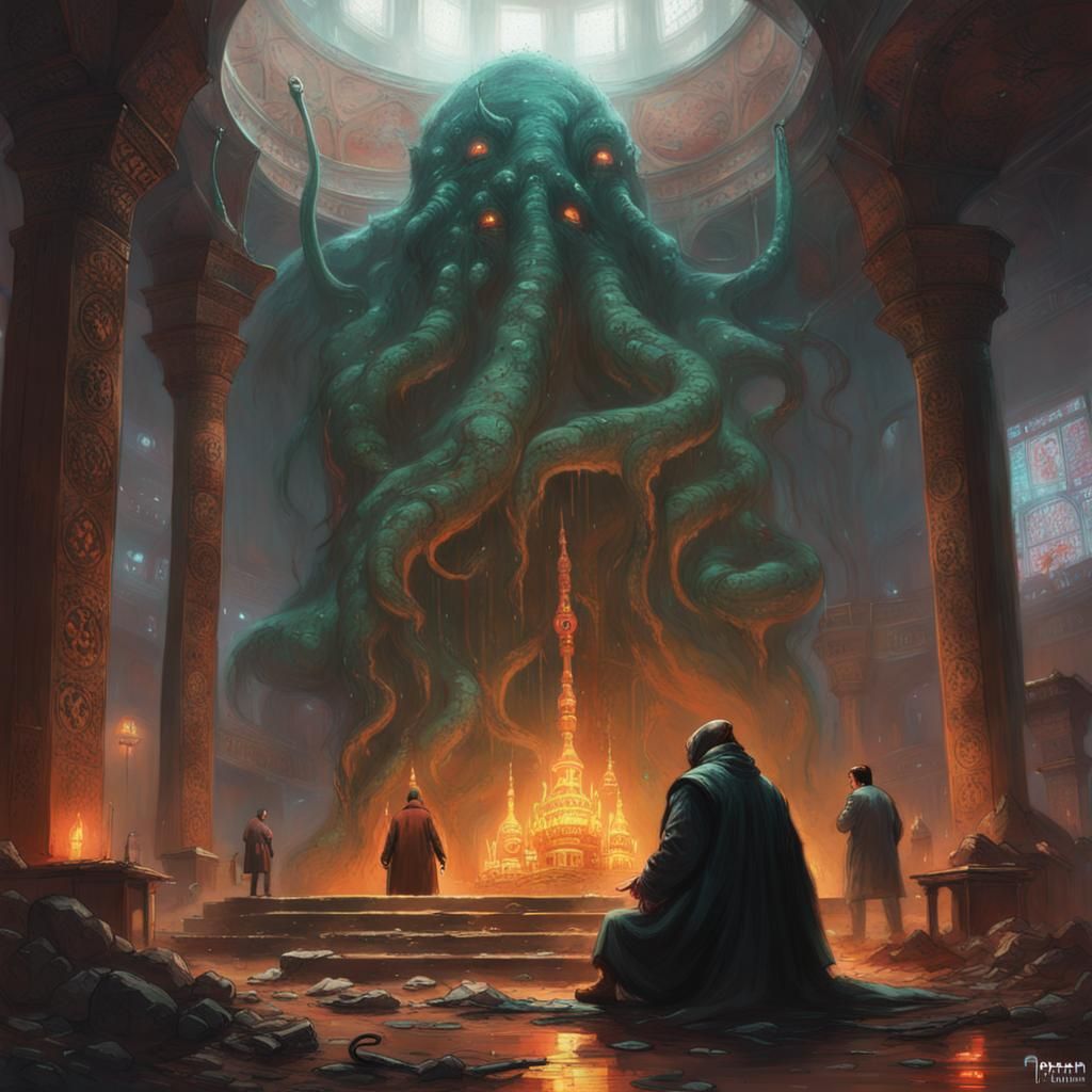 Shoggoth - AI Generated Artwork - NightCafe Creator