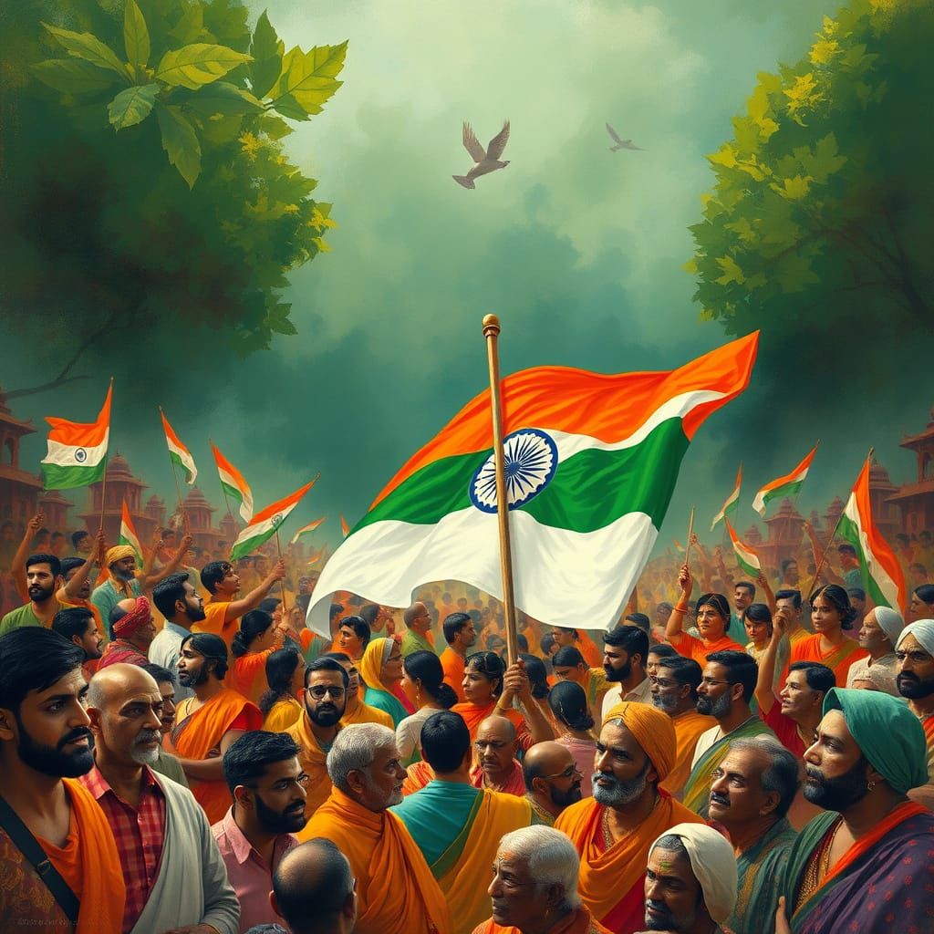 indian flag - Vibrant Celebration of Indian Heritage in T...