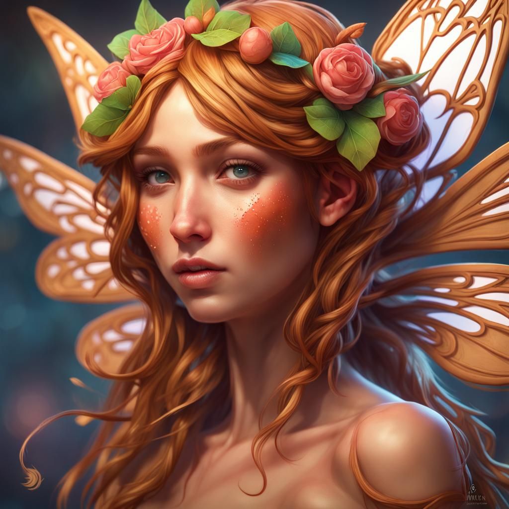 Gingerbread FAIRY - AI Generated Artwork - NightCafe Creator