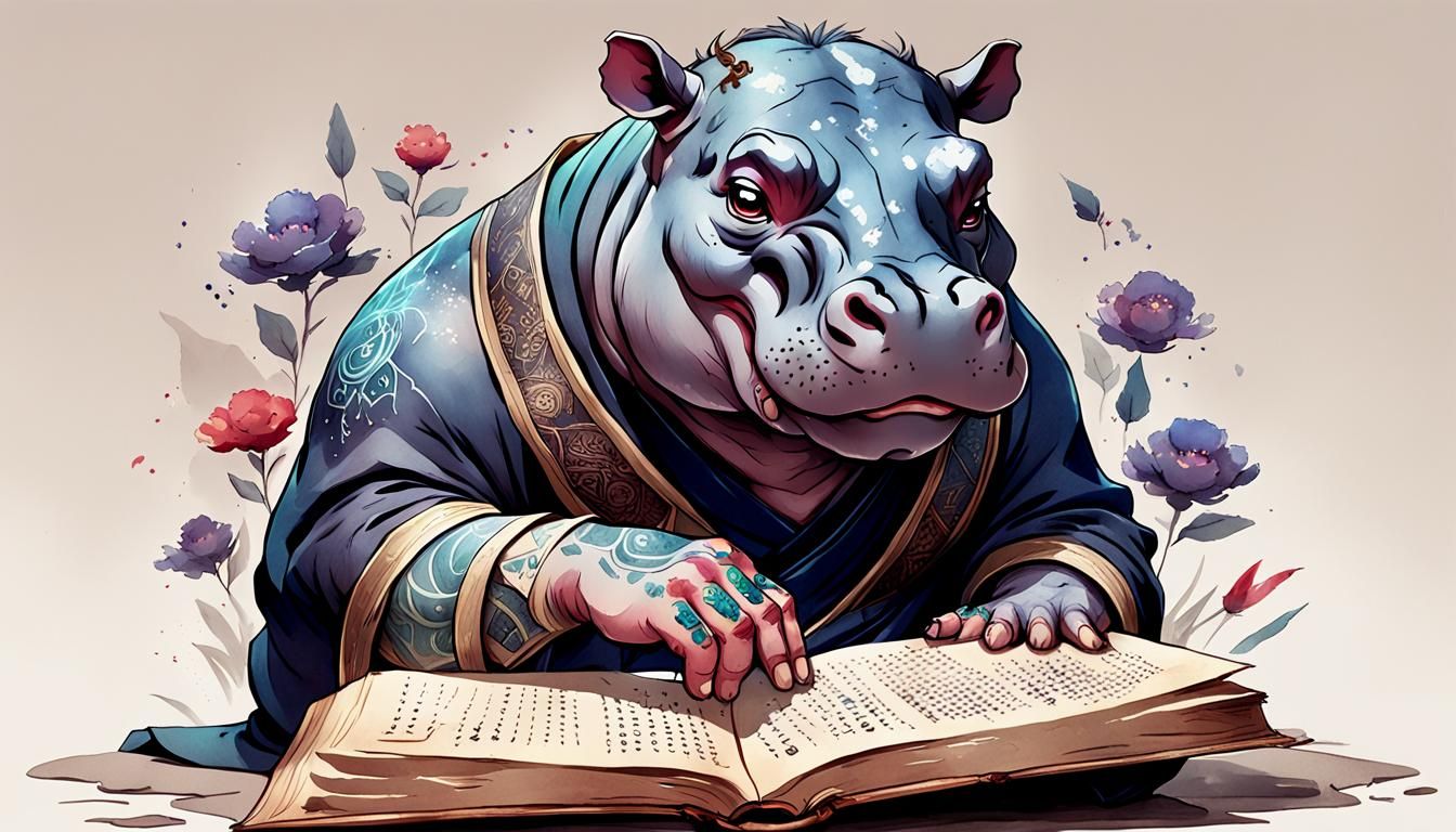 hippo mutant - AI Generated Artwork - NightCafe Creator