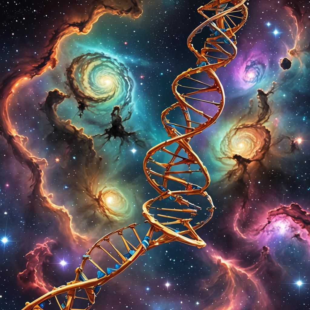 DNA - AI Generated Artwork - NightCafe Creator