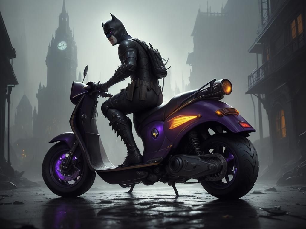 Bat-scoot - AI Generated Artwork - NightCafe Creator