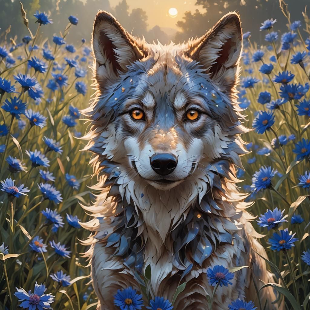 The Wise Wolf. - AI Generated Artwork - NightCafe Creator
