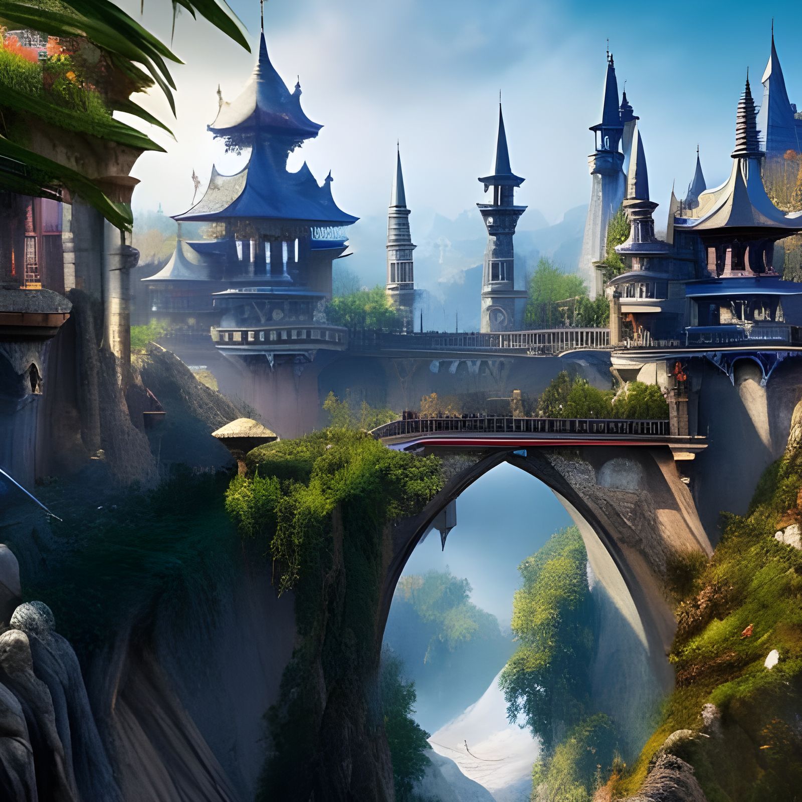 Beauclair in the fairytale duchy Toussaint - AI Generated Artwork ...