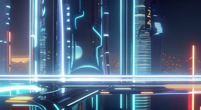 TRON - AI Generated Artwork - NightCafe Creator