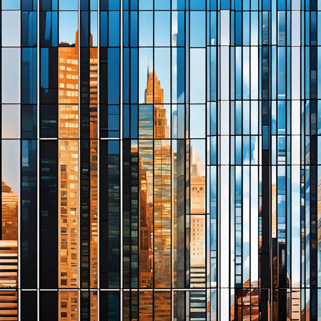 Urban Mirrors - AI Generated Artwork - NightCafe Creator