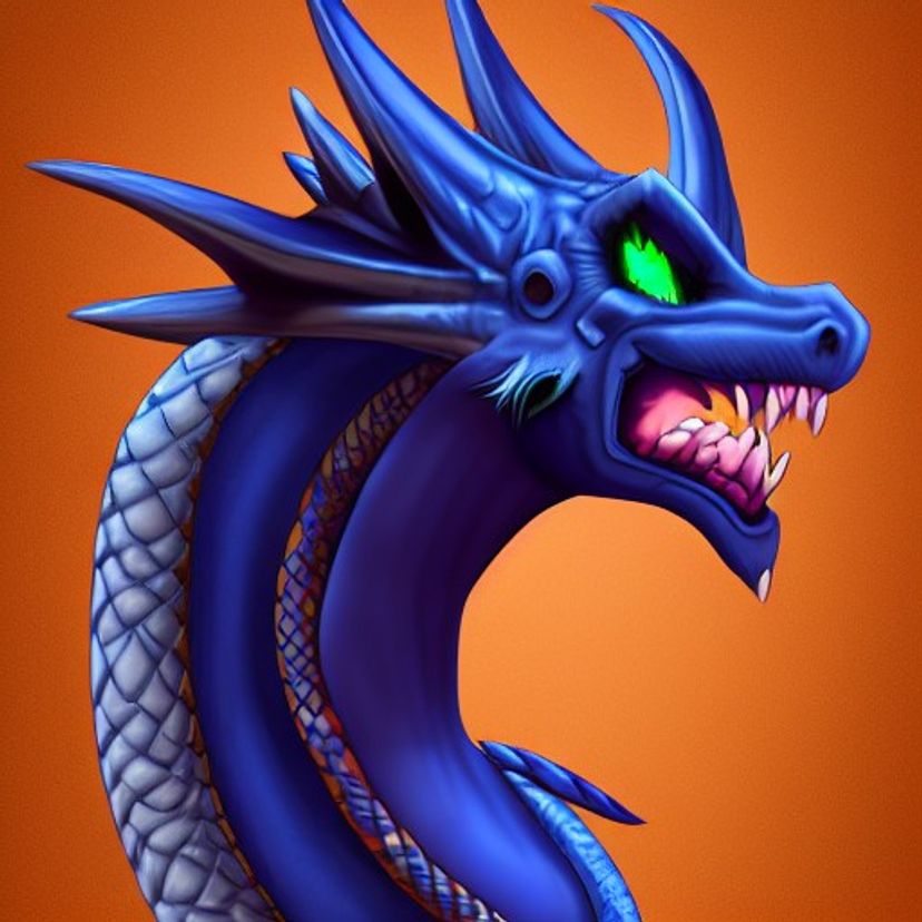 bust shot of a handsome anthropomorphic male blue dragon in a casual outfit, furry art ...
