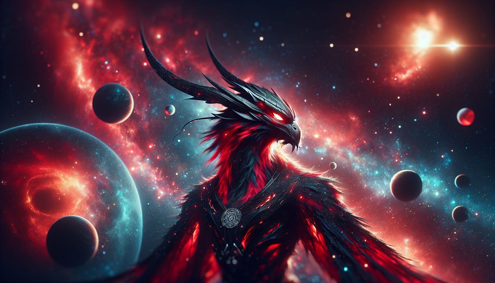 Mythical Creature Guardian of Our Solar System. - AI Generated Artwork ...