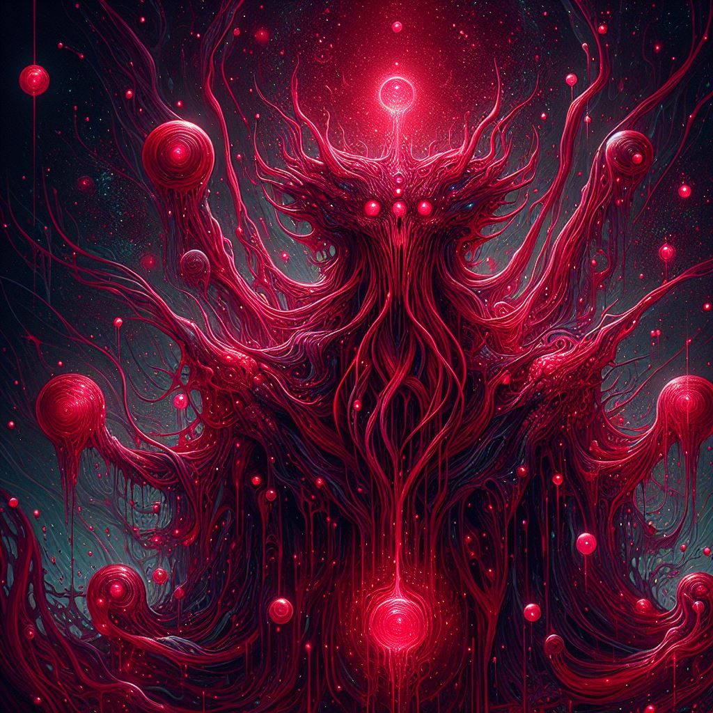 The Red: Veneficus Carnosus - AI Generated Artwork - NightCafe Creator