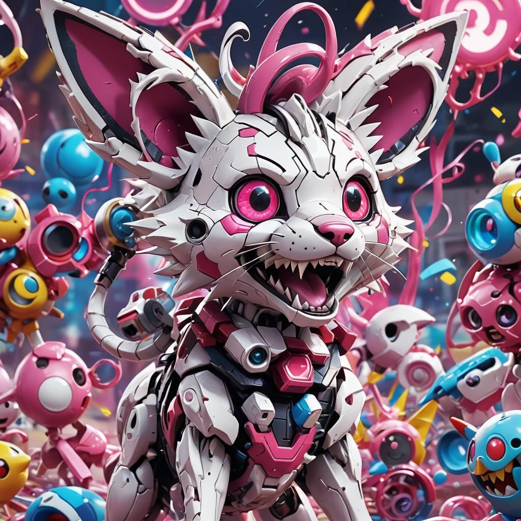 mangle pokémon - AI Generated Artwork - NightCafe Creator