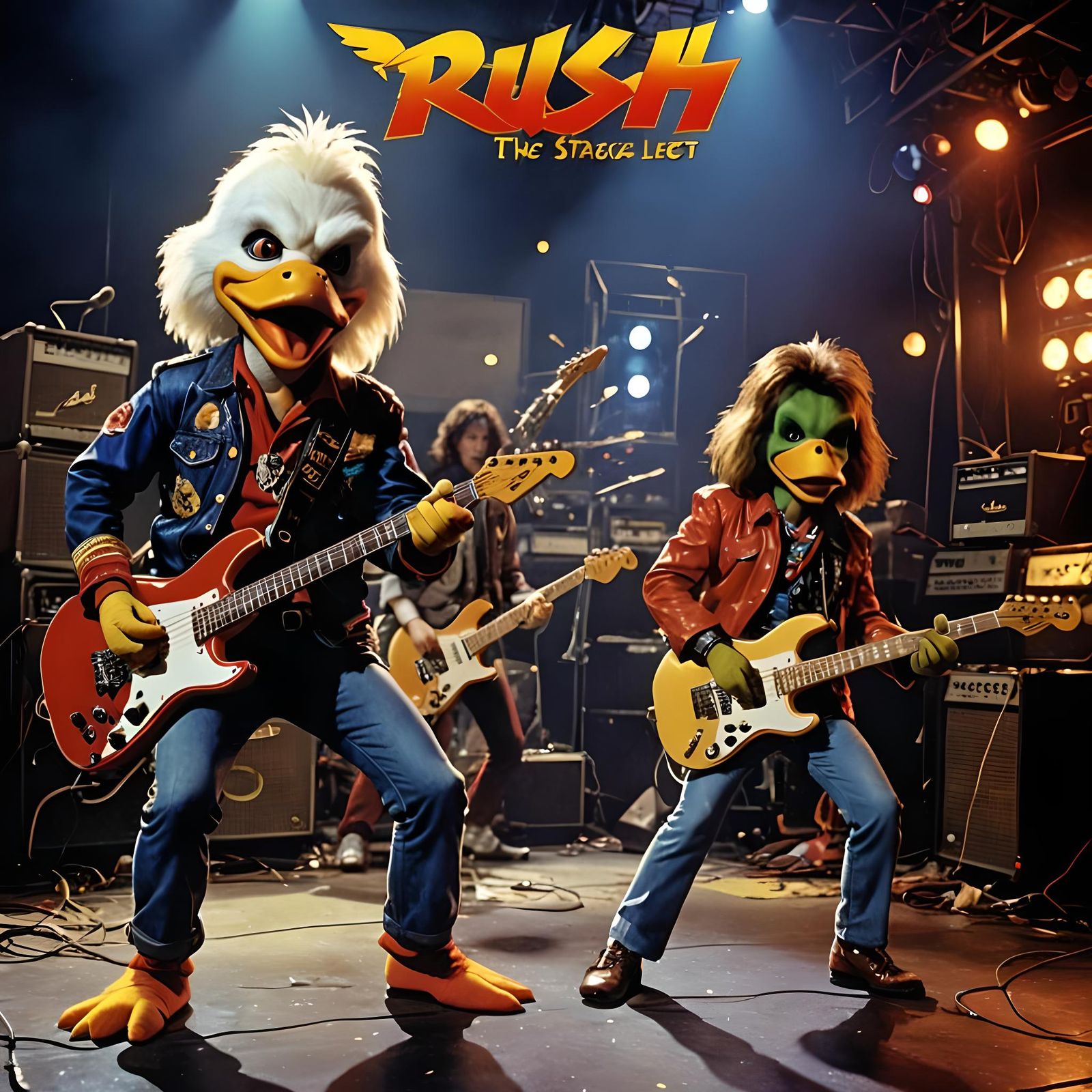 Howard the Duck • Rush • - AI Generated Artwork - NightCafe Creator