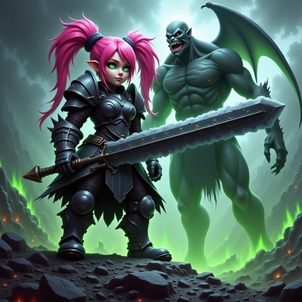 Annarkee "The Undying" a Female Gnome Blood Death Knight Tank Faces ...