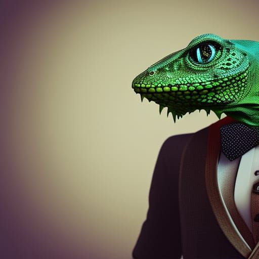 Mr Lizard - AI Generated Artwork - NightCafe Creator