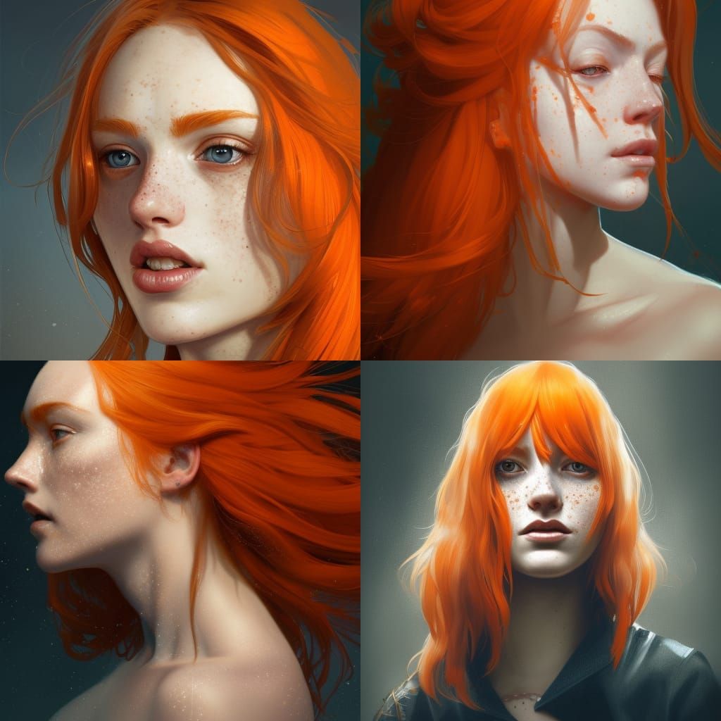 Redhead - AI Generated Artwork - NightCafe Creator