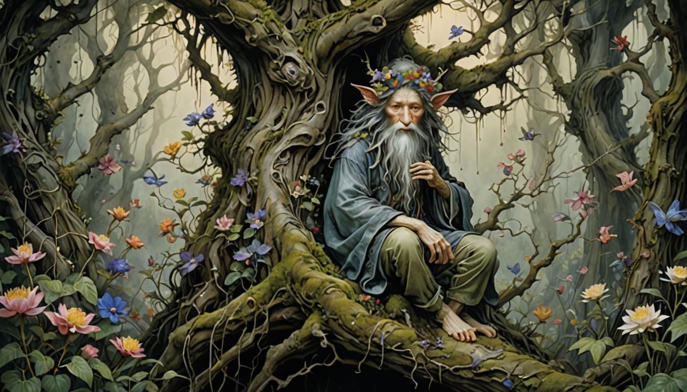 The wise one - AI Generated Artwork - NightCafe Creator