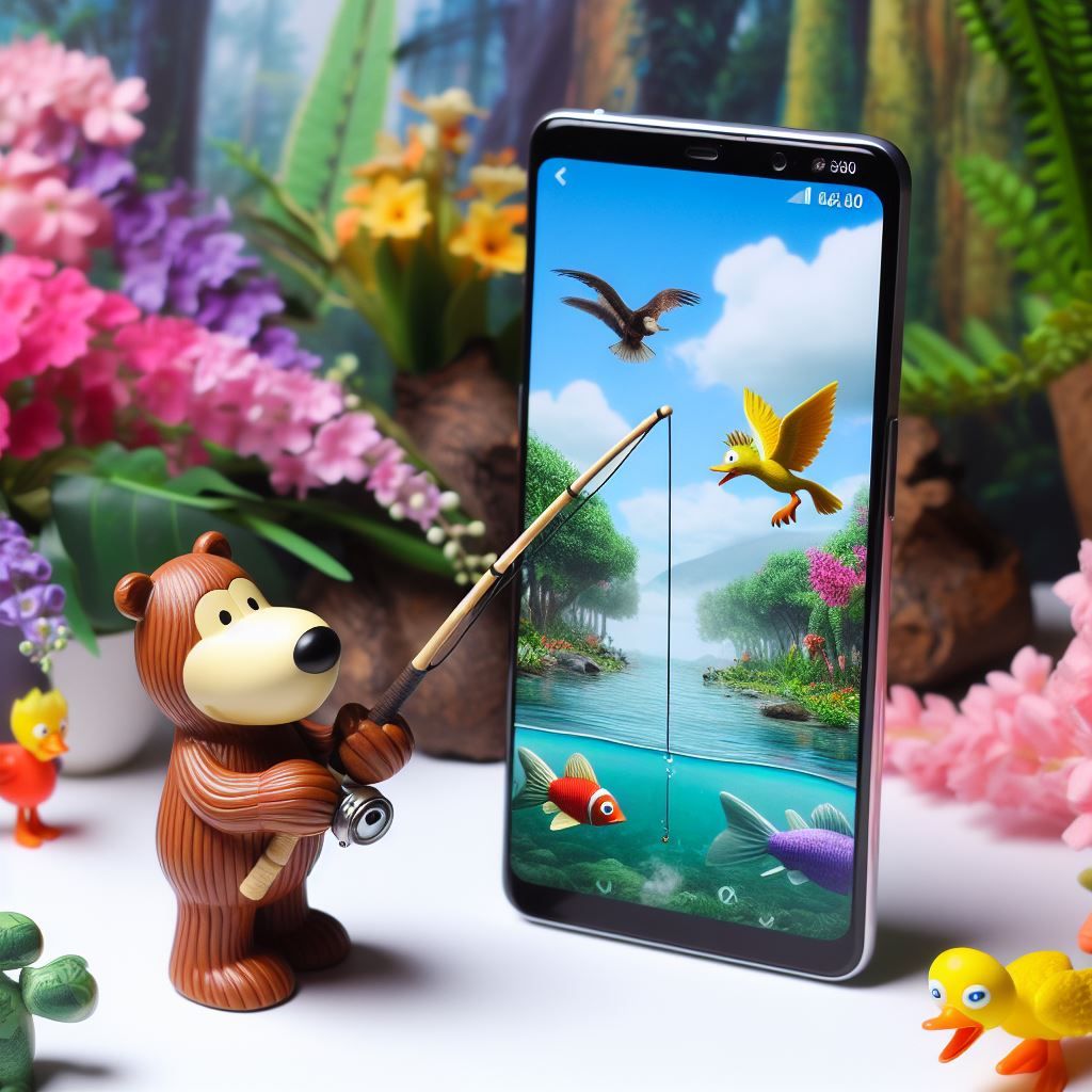 iPhone Fishing - AI Generated Artwork - NightCafe Creator